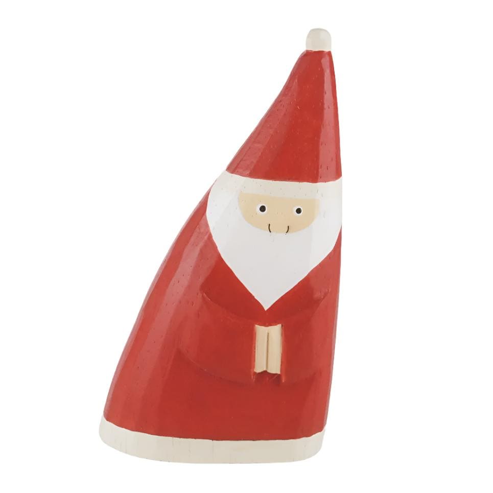 Figurine en bois série de Noël "se blottir" - Père Noël chez Maison